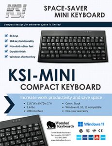 Wombat KSI-Mini Keyboard | KSI Keyboards